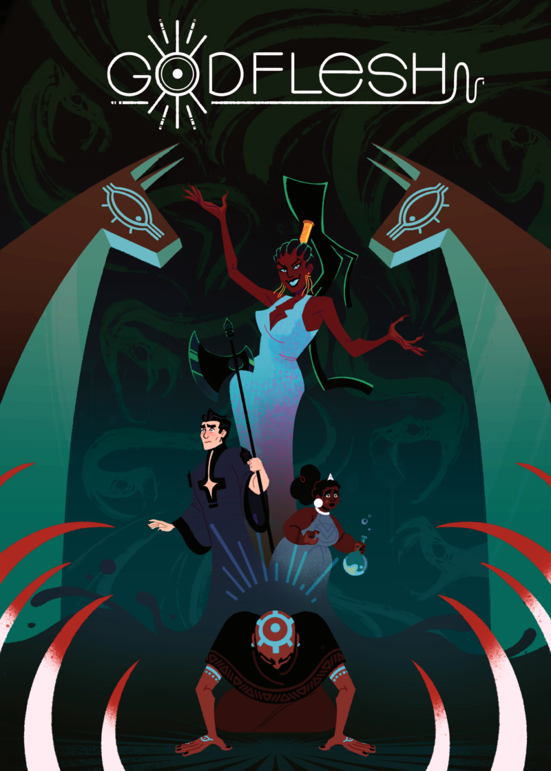 Godflesh Poster- smaller – Ellison E | Vancouver Comic Arts Festival